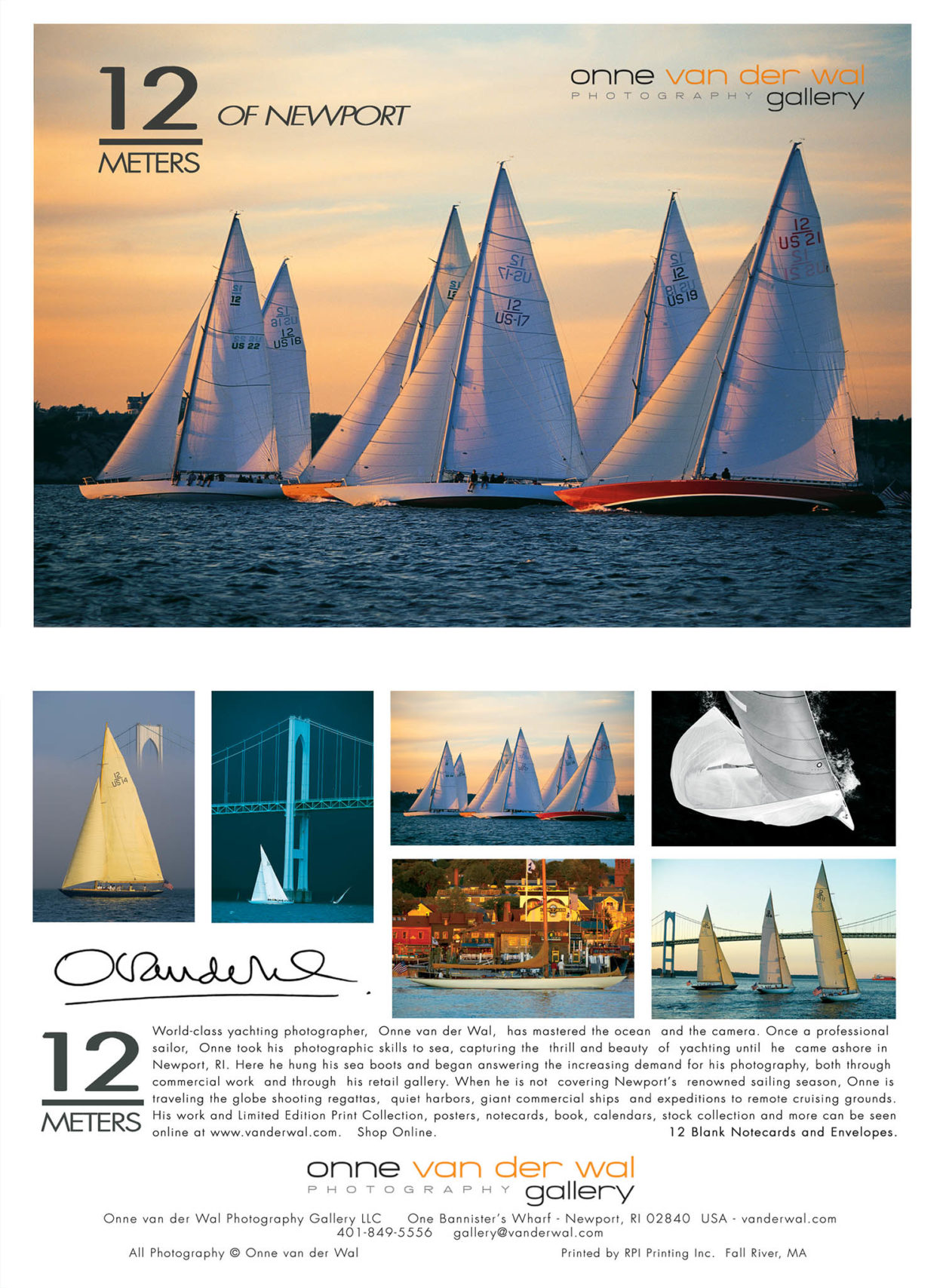 50% OFF! Notecards - 12 Meters of Newport - Onne van der Wal