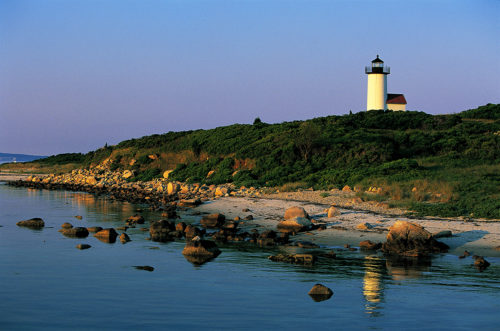 G118 - Naushon Lighthouse and Shoreline - Onne van der Wal